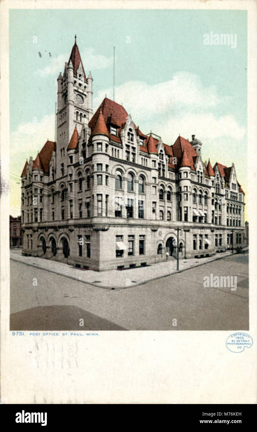 This image shows a post office building, possibly from an earlier ...