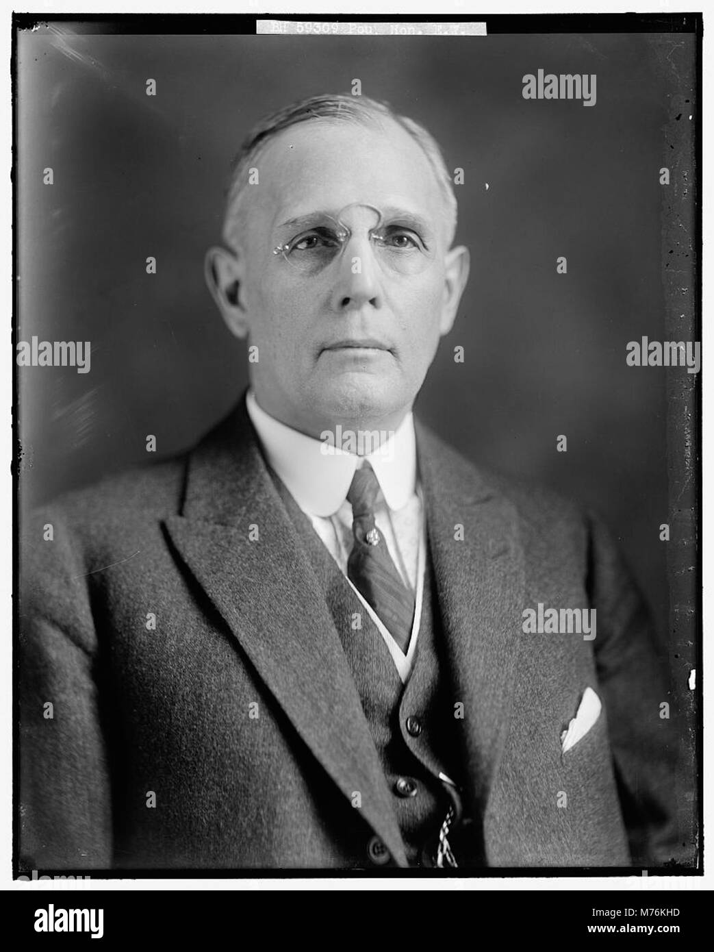 A portrait of E.W. Pou, an honorable figure from early 20th-century ...
