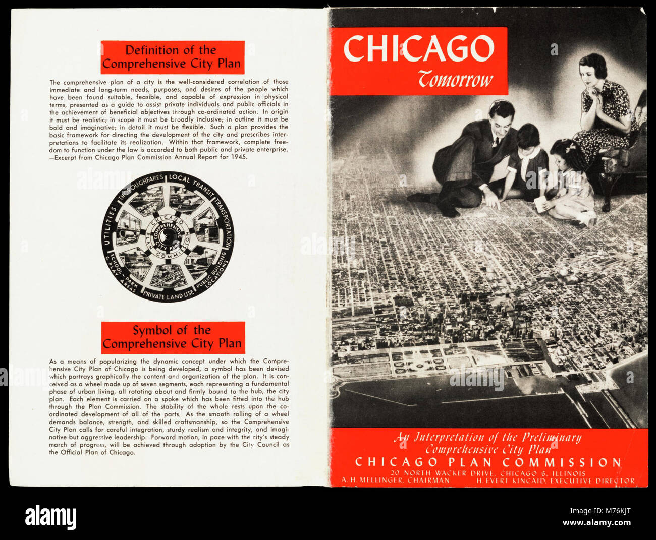 This is an early version of the comprehensive city plan for Chicago ...