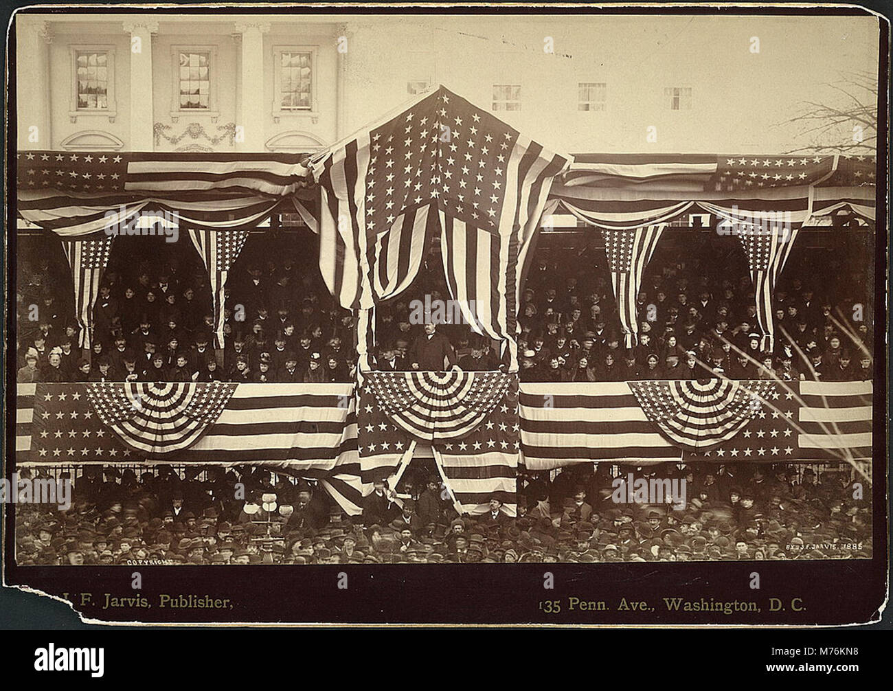 A photograph from President Grover Cleveland's inauguration on March 4 ...