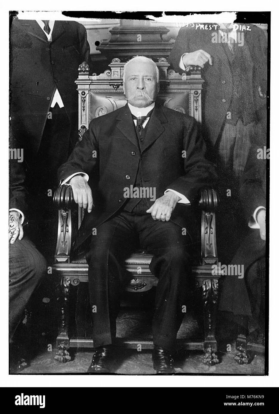 A portrait of President Porfirio Díaz of Mexico, showcasing his ...
