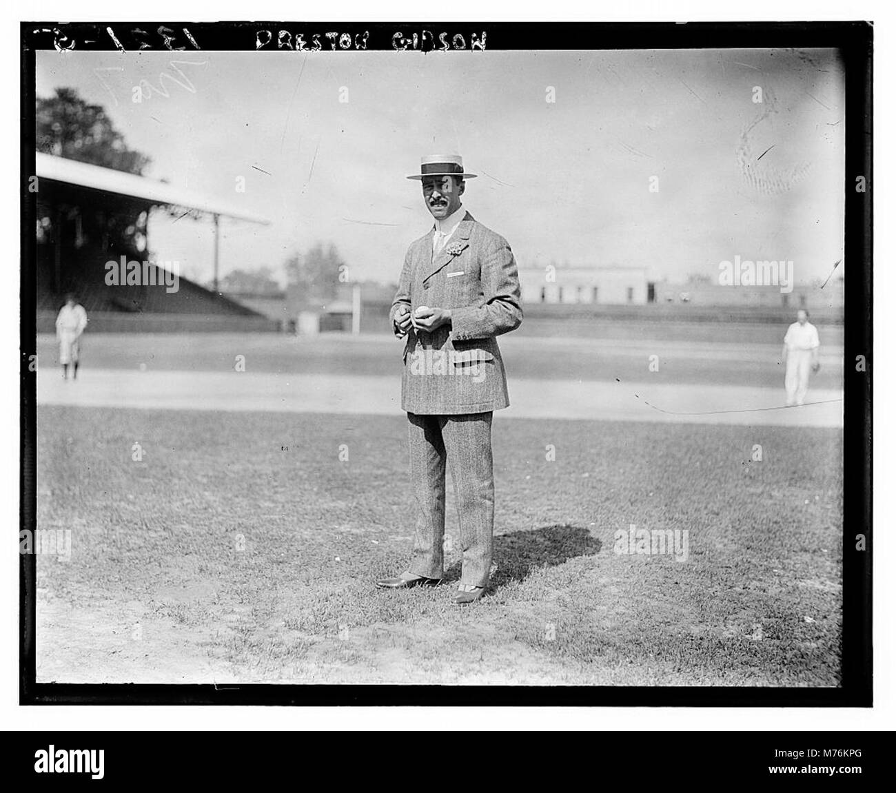 A portrait of Preston Gibson, a historical figure of the early 20th ...