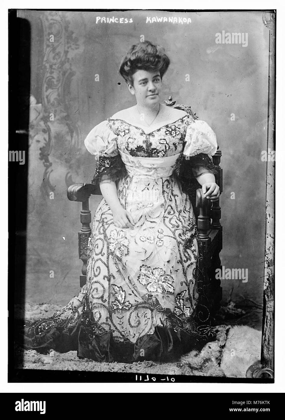 Princess Kawananakoa of Hawaii, a member of the Hawaiian royal family ...