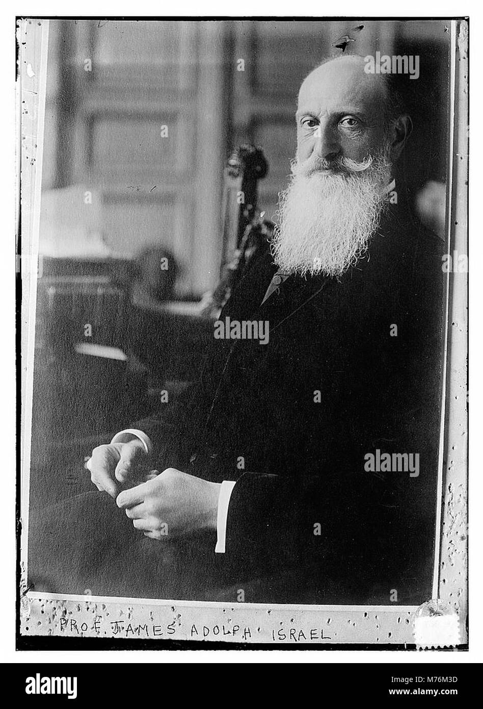 A portrait of Professor James Adolf Israel, a prominent figure in the ...