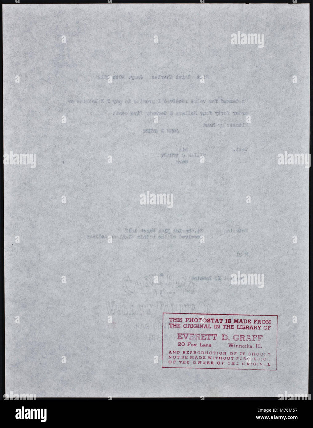 Ancient promissory note hi-res stock photography and images - Alamy