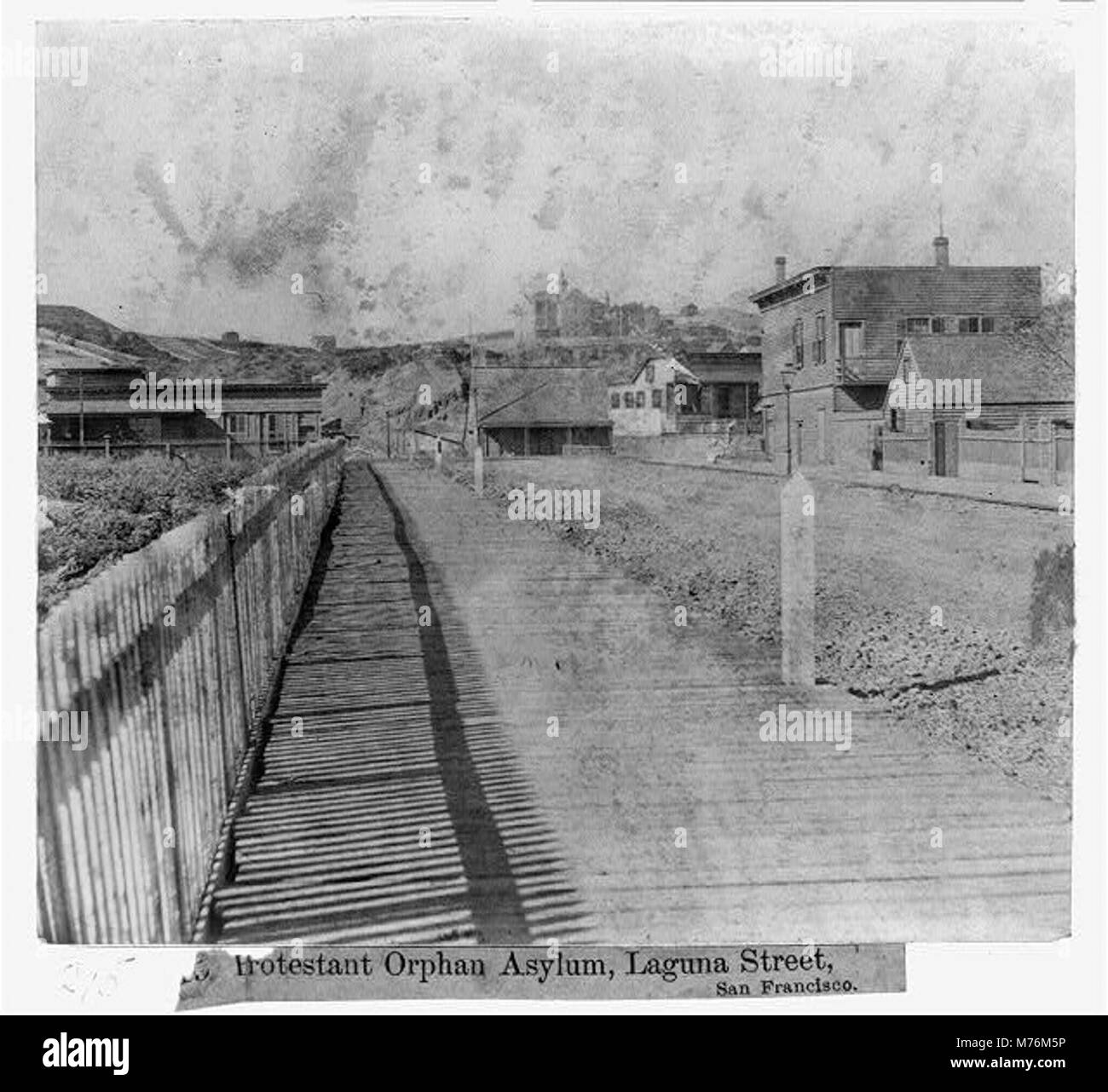 The Protestant Orphan Asylum on Laguna Street in San Francisco served ...