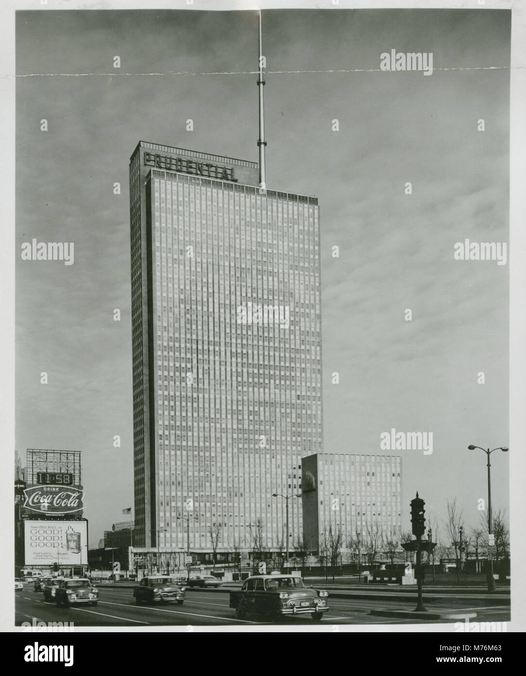 The Prudential Building in Chicago is shown after 1955, a symbol of mid ...
