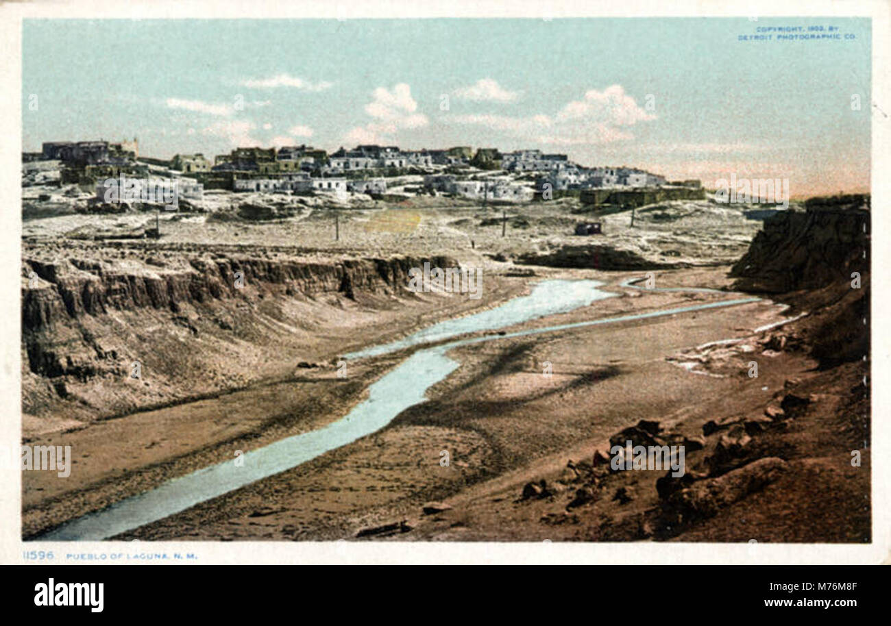 The Pueblo of Laguna, an indigenous community in New Mexico, is shown ...