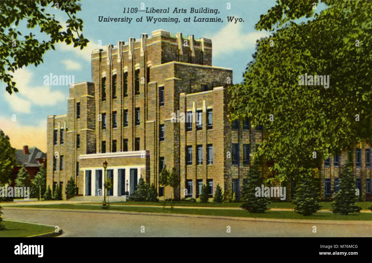 The Liberal Arts Building at the University of Wyoming in Laramie is an ...