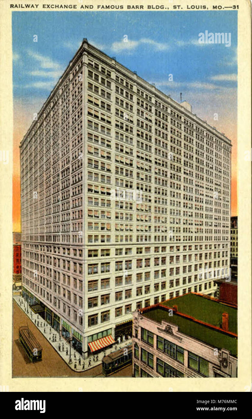 The Railway Exchange and Barr Building, two significant structures in ...