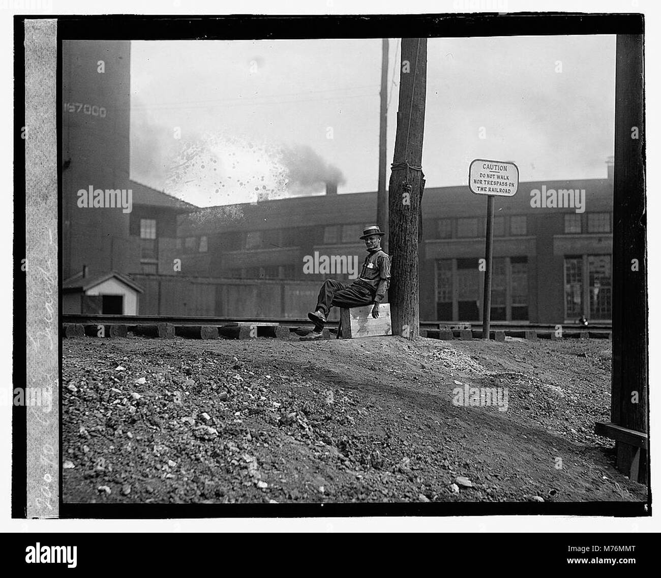 This image shows rail guards in position, likely on a train station or ...
