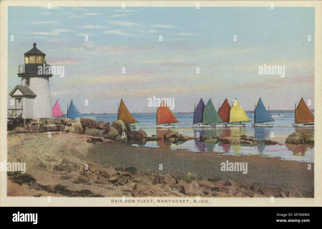 The Rainbow Fleet photograph features a group of ships, named for their ...