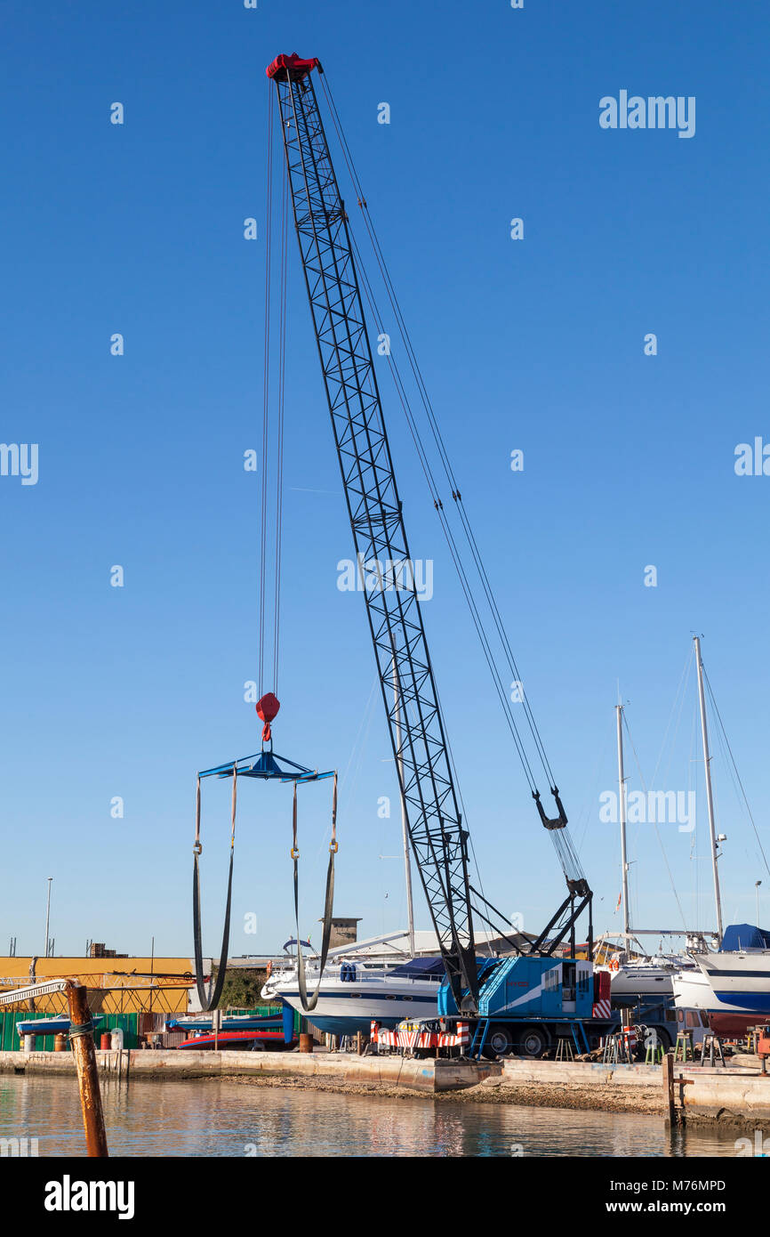 Machinery at a boatyard hi-res stock photography and images - Alamy