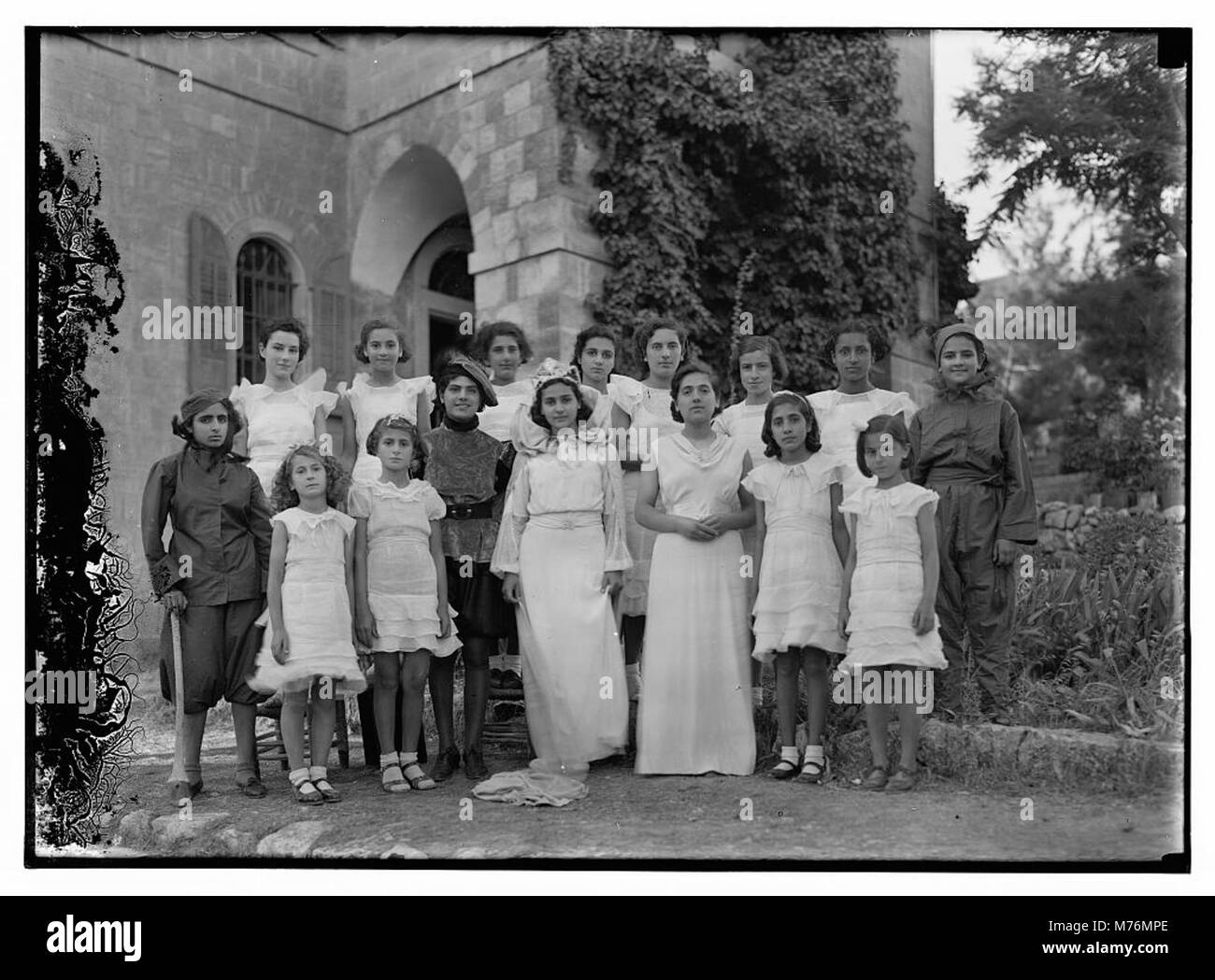 This Photograph Shows The Quaker Mission School In Ramallah Palestine