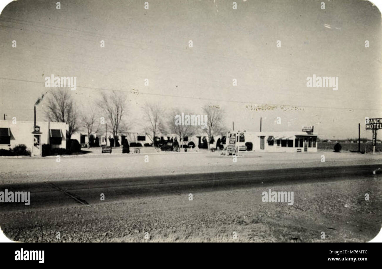 This image shows the Ranch Motel, captured by Smith Studio, identified ...