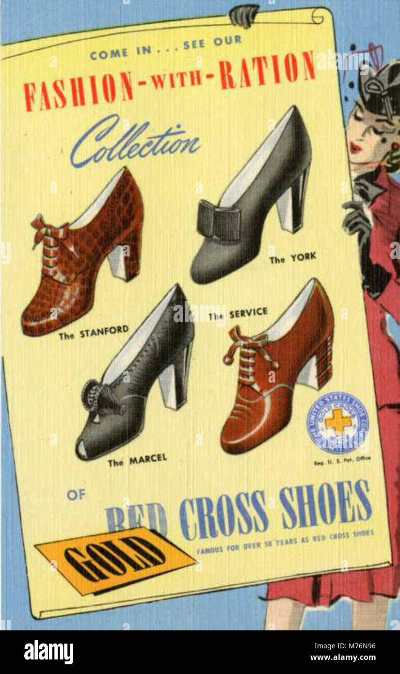 Red Cross Shoes, Pushin's (NBY 6608 Stock Photo - Alamy