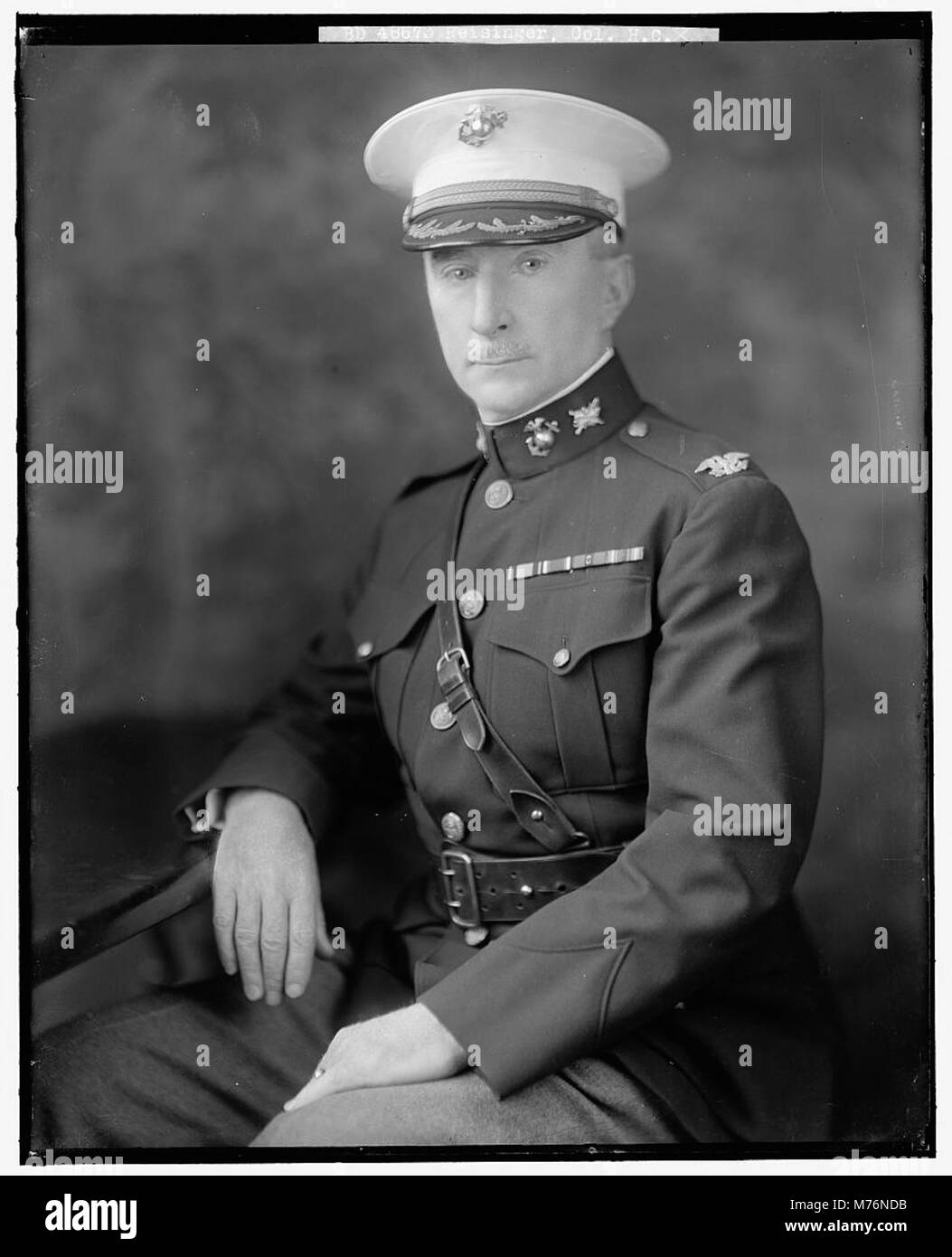 Portrait of Colonel H.C. Reisinger, emphasizing his leadership and ...