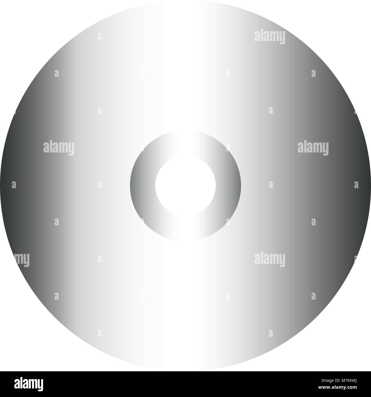 white CD with design over white background vector illustration Stock ...