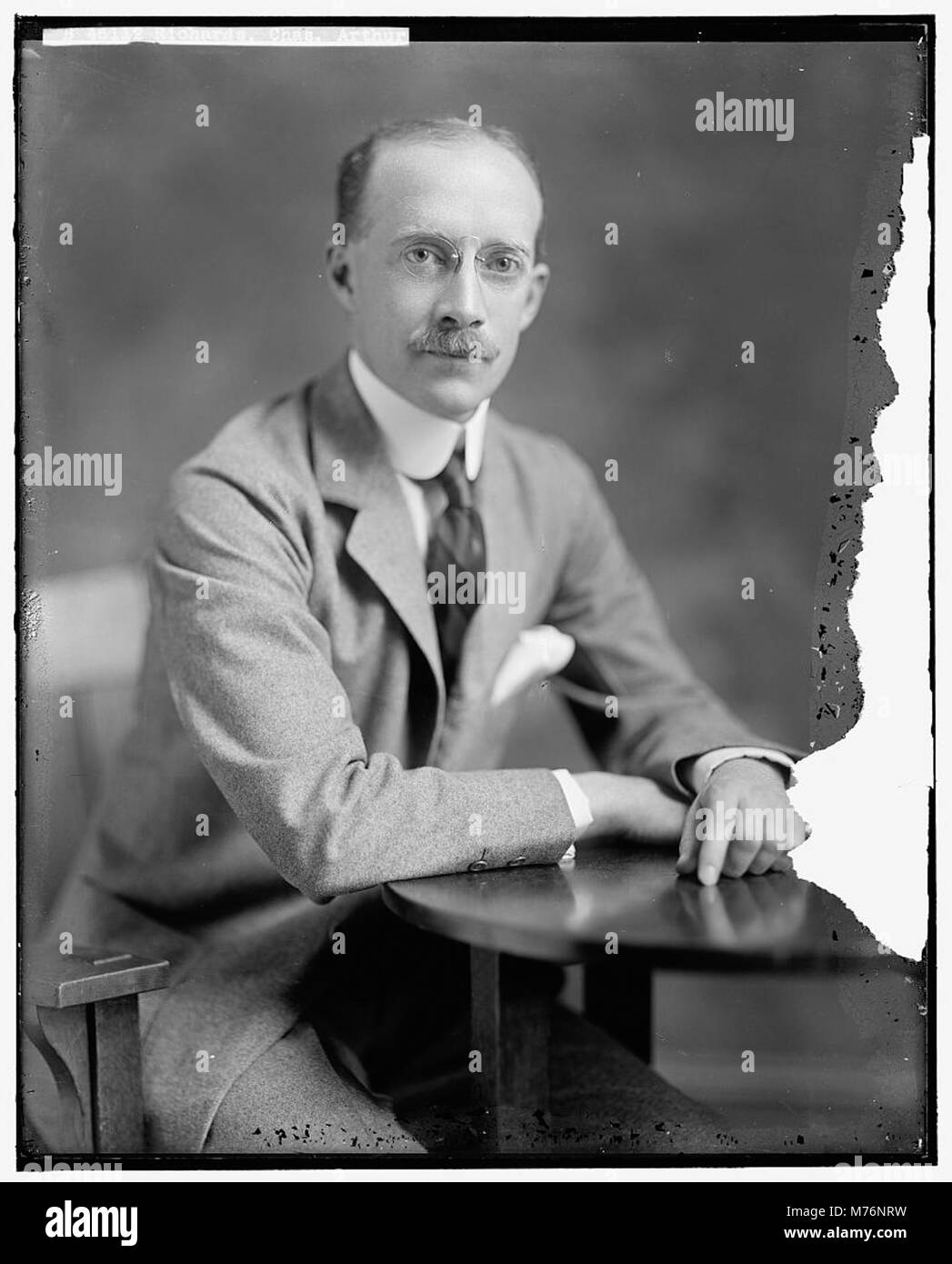 A portrait of Charles Arthur Richards, an individual from the late 19th ...