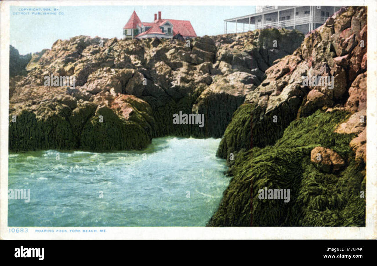 A photograph of Roaring Rock, a natural feature known for its ...