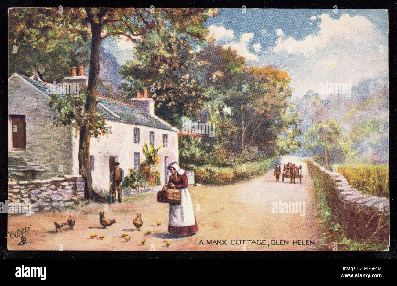 A traditional Manx cottage located in Glen Helen, Isle of Man ...