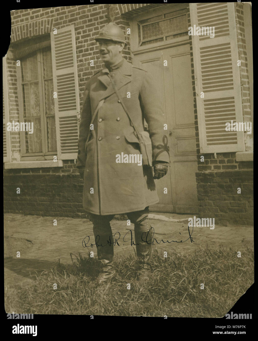A formal portrait of Robert R. McCormick, an influential American ...