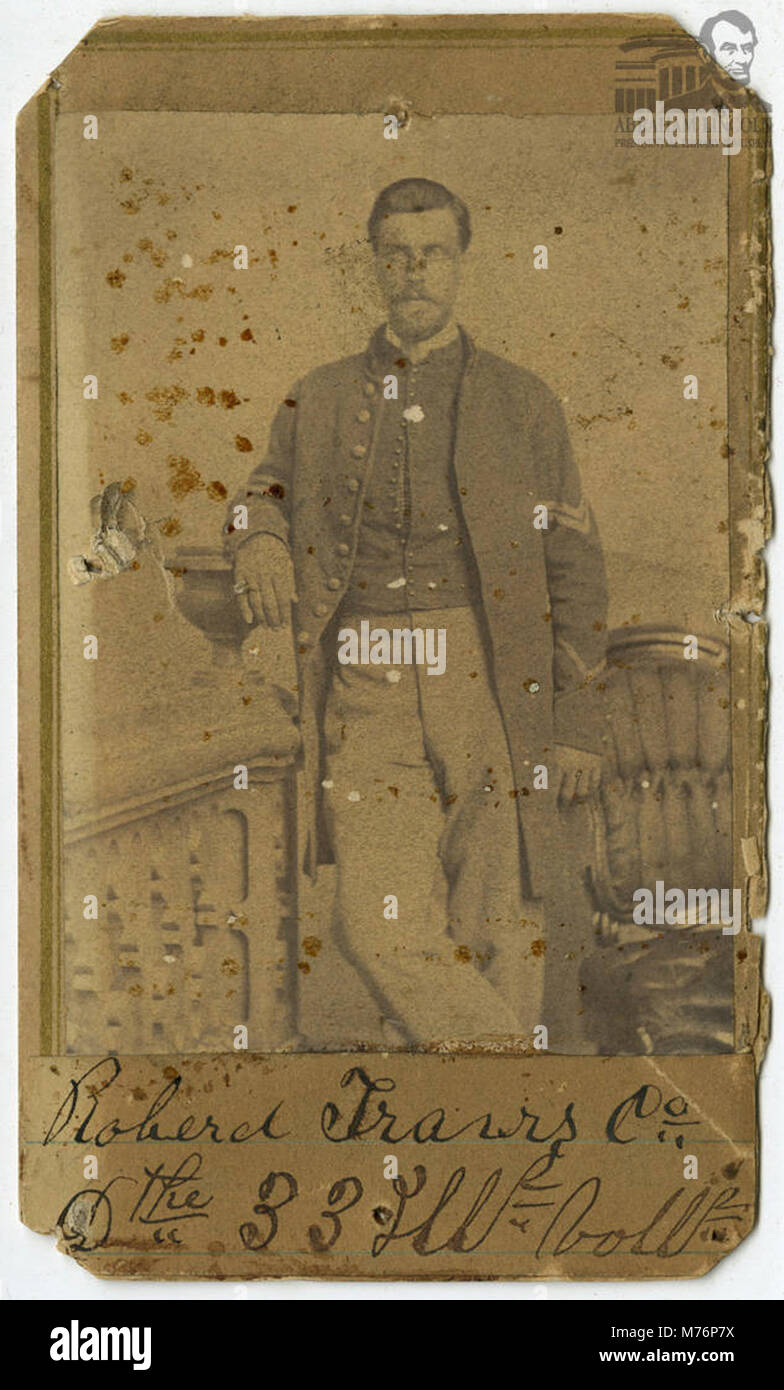 Robert Travis, featured in this historical photograph, was known for ...