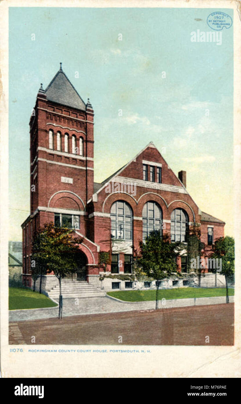 A photograph of the Rockingham County Court House, showcasing its ...