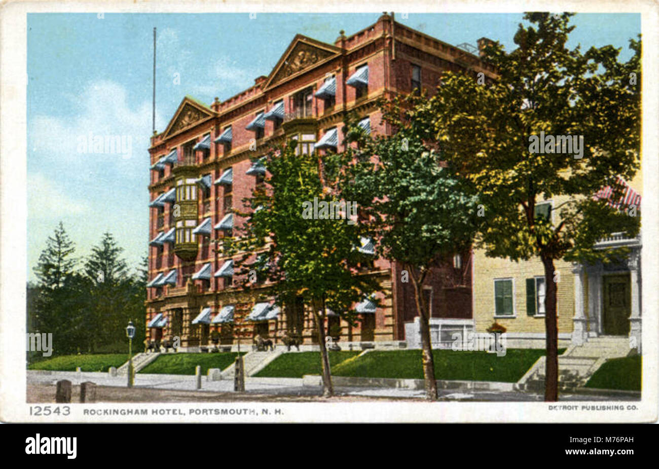 An image of the Rockingham Hotel, known for its historical significance ...