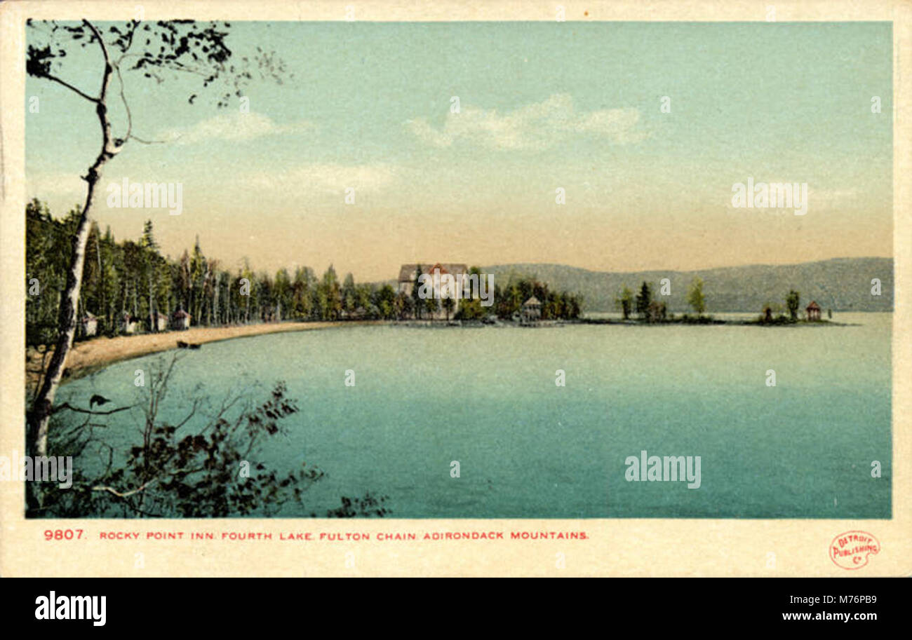 The Rocky Point Inn is located along Fourth Lake in the Fulton Chain ...