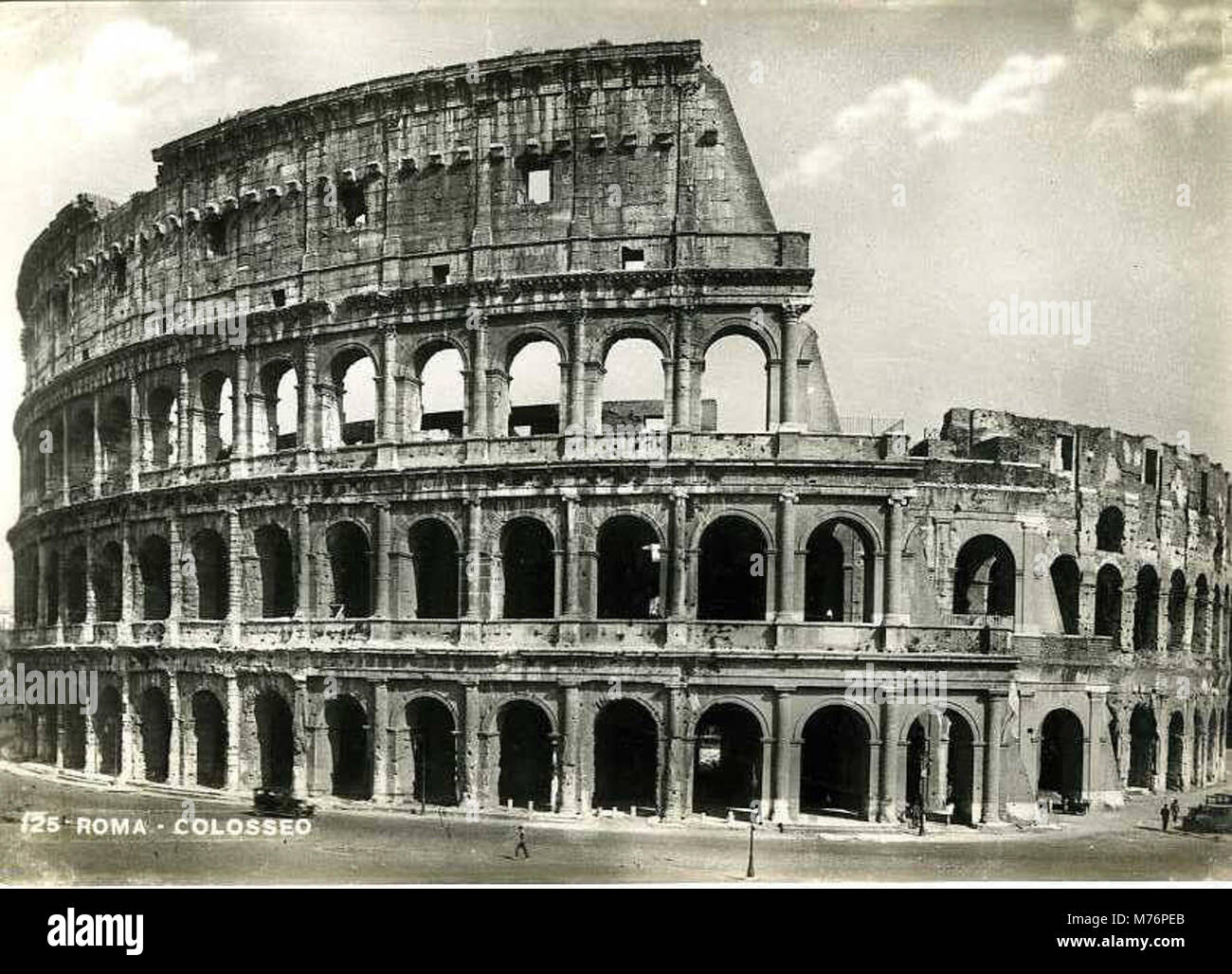 A photograph of the Colosseum in Rome, Italy, showcasing its ancient ...