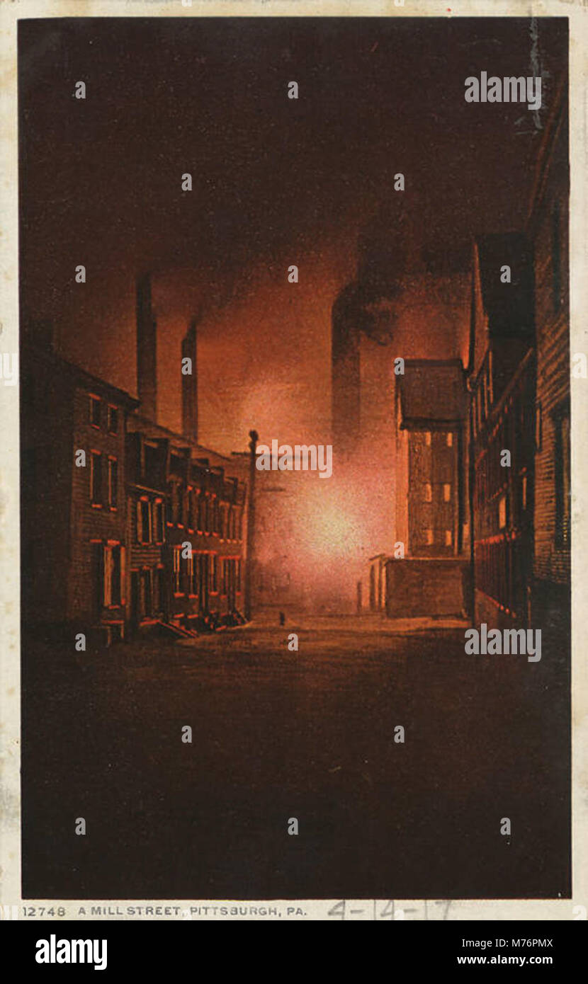 The photograph features a scene from Mill Street, capturing the essence ...