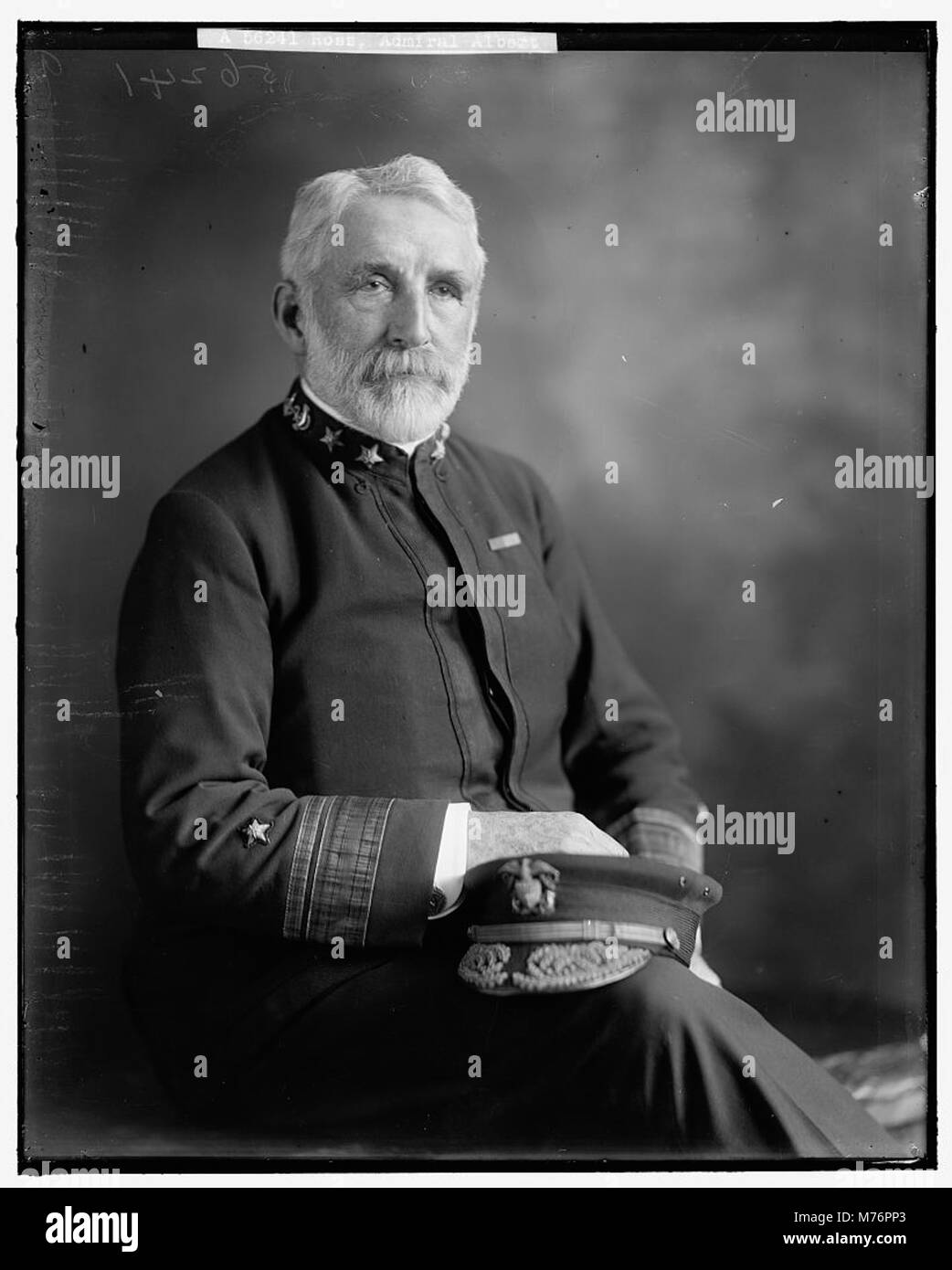A portrait of Admiral Albert Ross, showcasing his career in the U.S. Navy and his role in ...