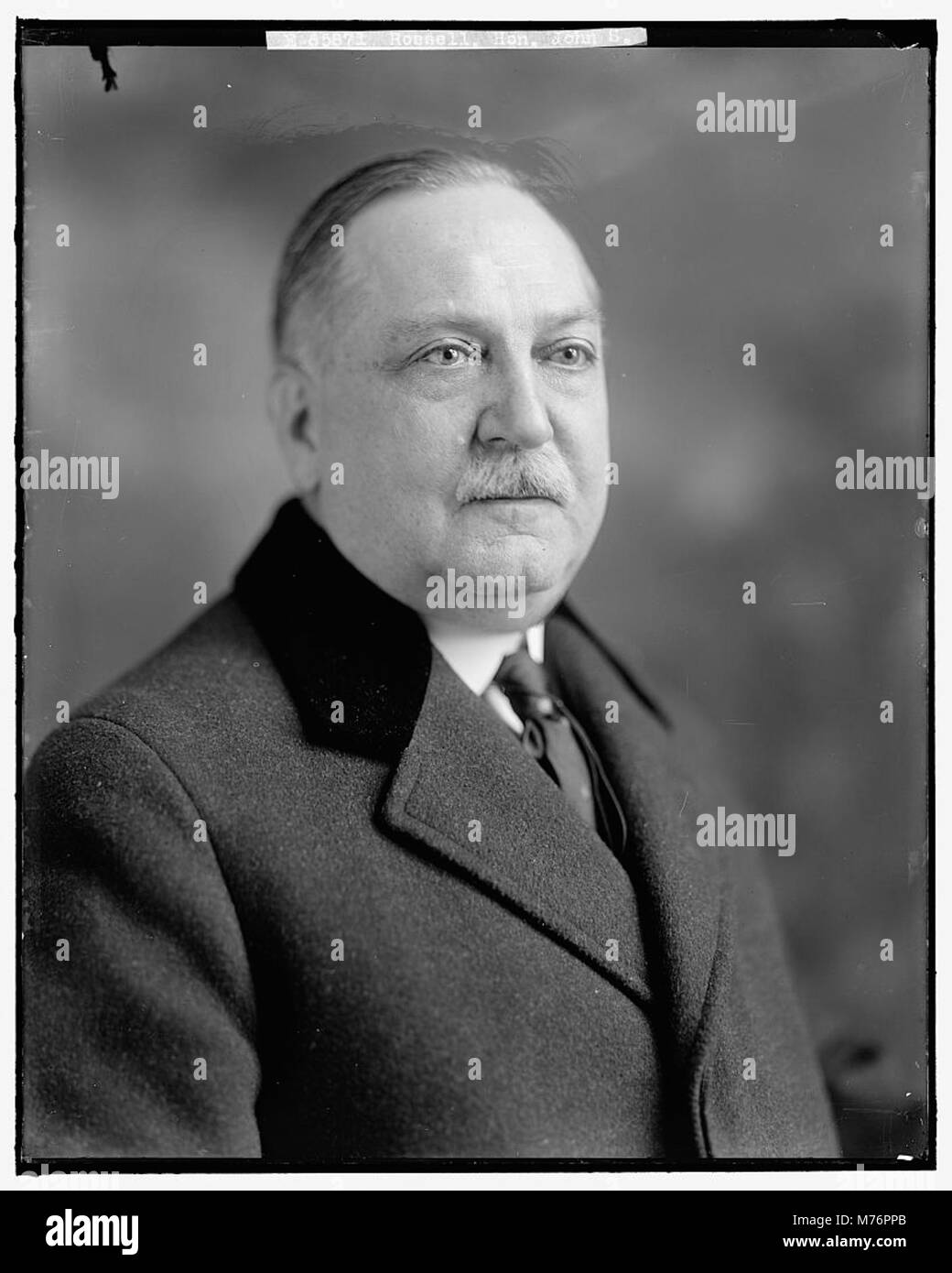 A formal portrait of Honorable John S. Rossell, capturing his stature ...