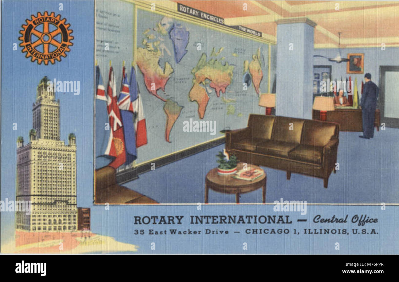 Rotary International-Central Office (NBY 416690 Stock Photo - Alamy