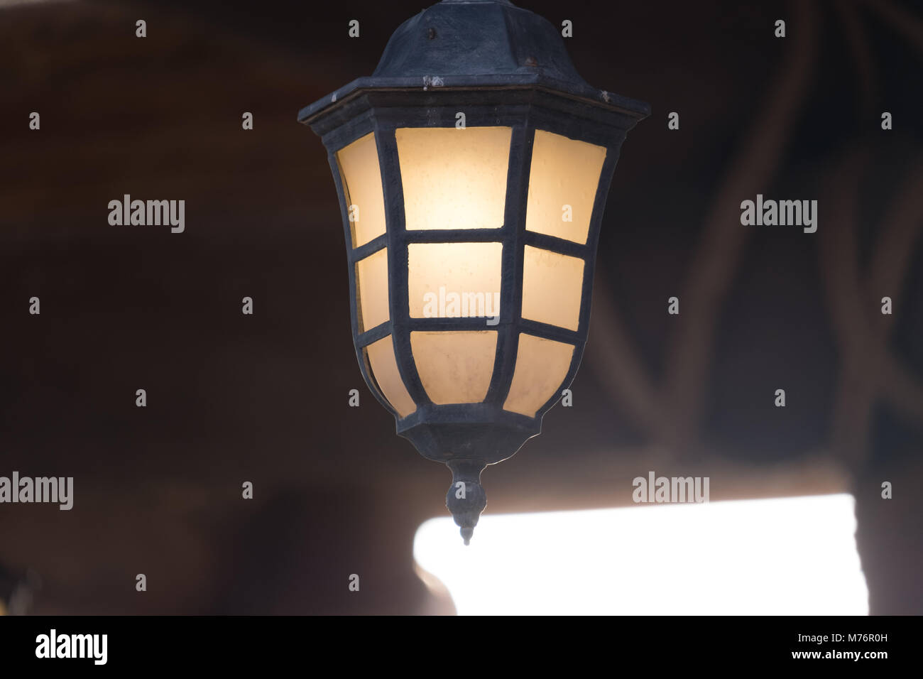 Hanging lamp decorated hi-res stock photography and images - Alamy