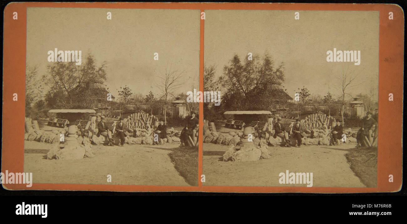A photograph depicting the ruins of Chicago, taken at an unidentified ...