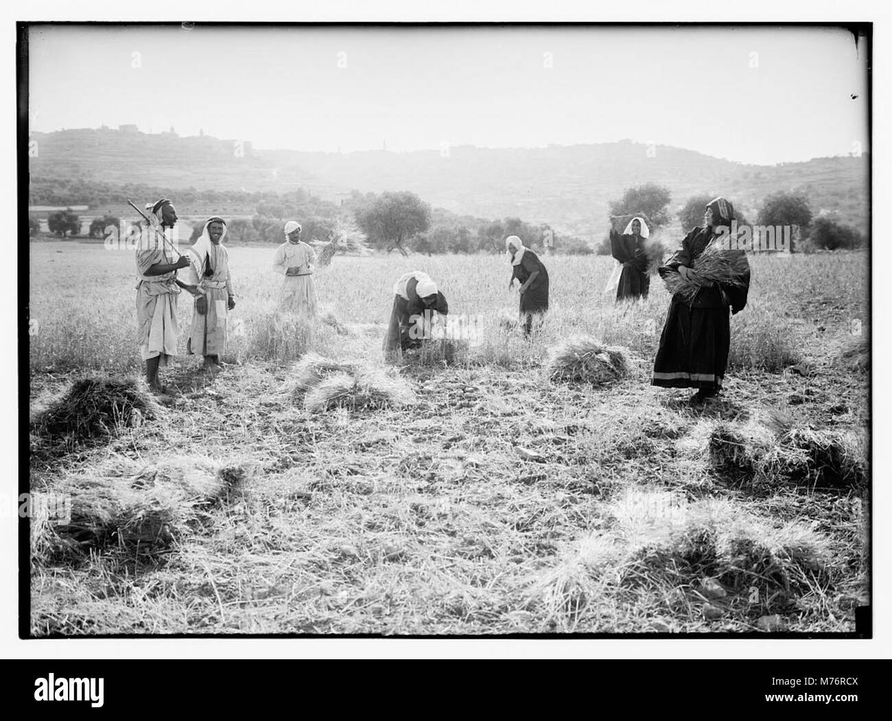 Winnowing barley Black and White Stock Photos & Images - Alamy