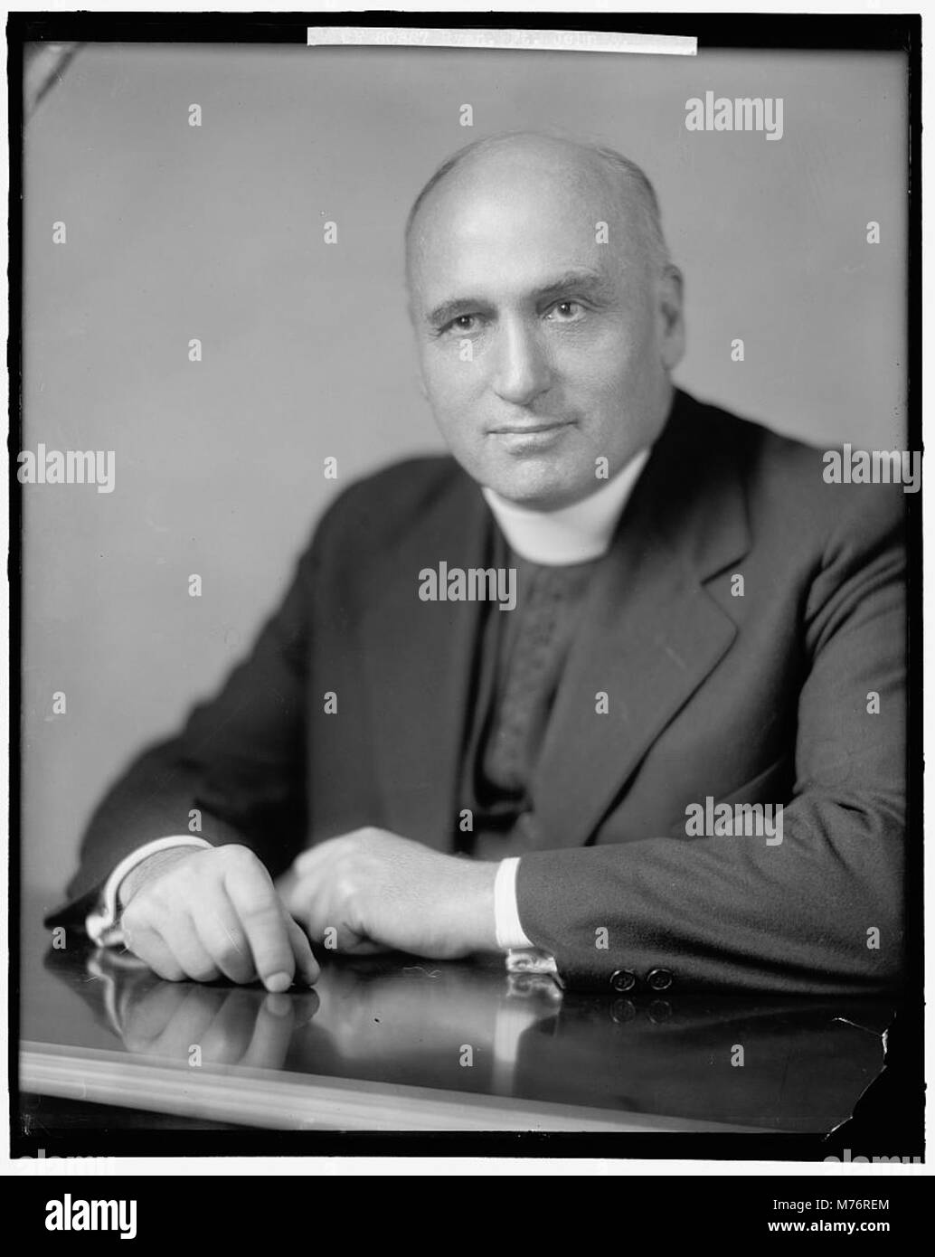 John A. Ryan is depicted in this image, likely relating to his role in ...