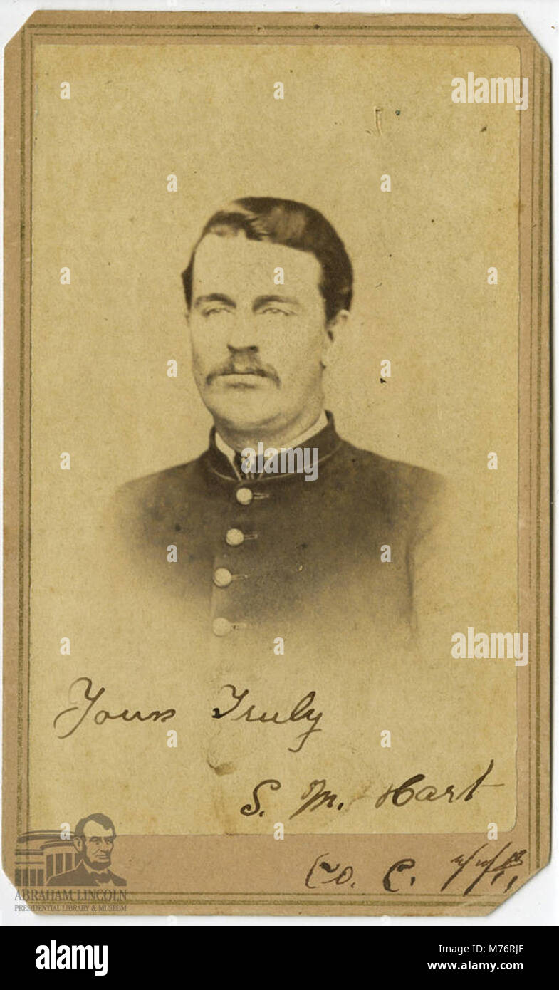 Portrait of S. M. Hart, an individual associated with American social ...