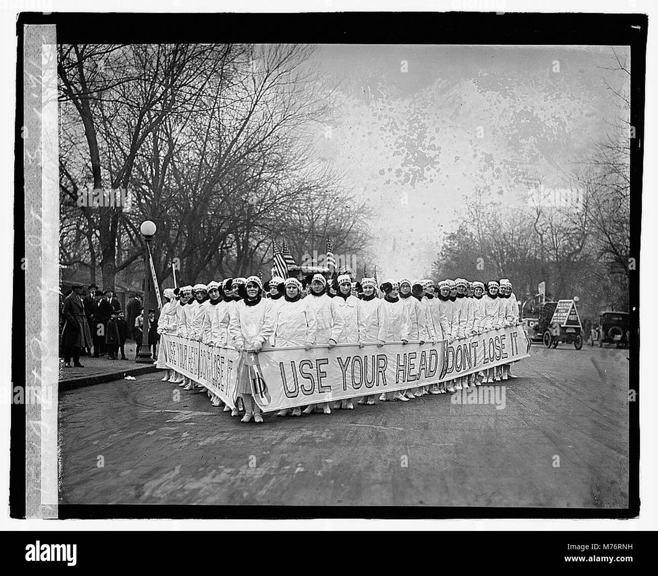 The safety parade on December 1, 1922, features an interior group ...