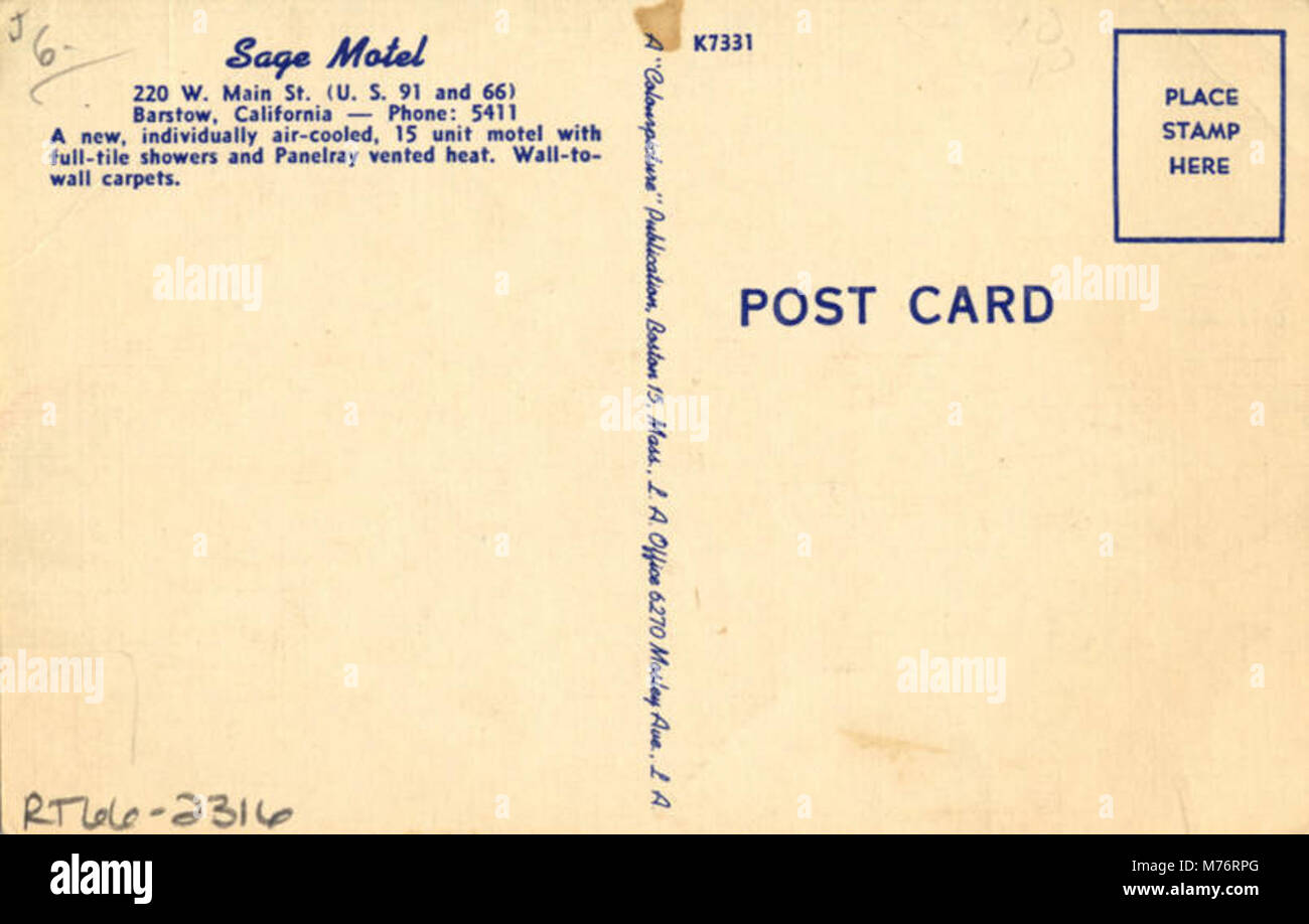 Sage motel hi-res stock photography and images - Alamy