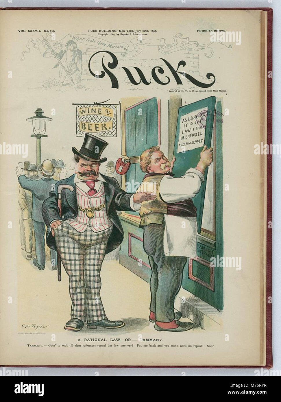 Tammany hall cartoon hi-res stock photography and images - Alamy