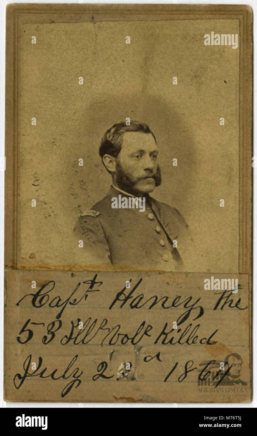 Samuel Haney, a historical figure, is portrayed in a brief biographical ...