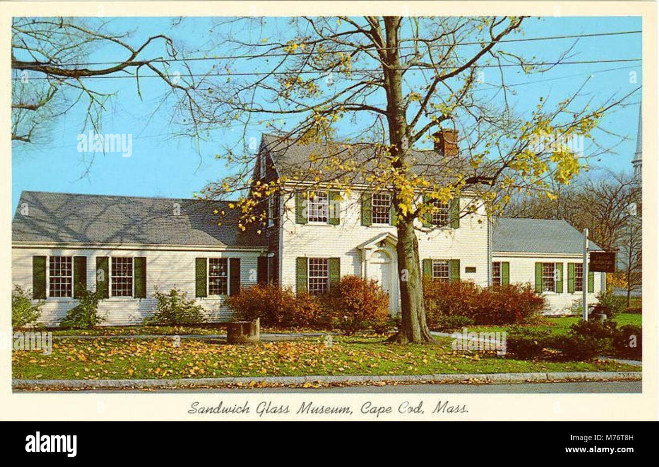 The Sandwich Glass Museum in Old Sandwich, Cape Cod, showcases the rich ...