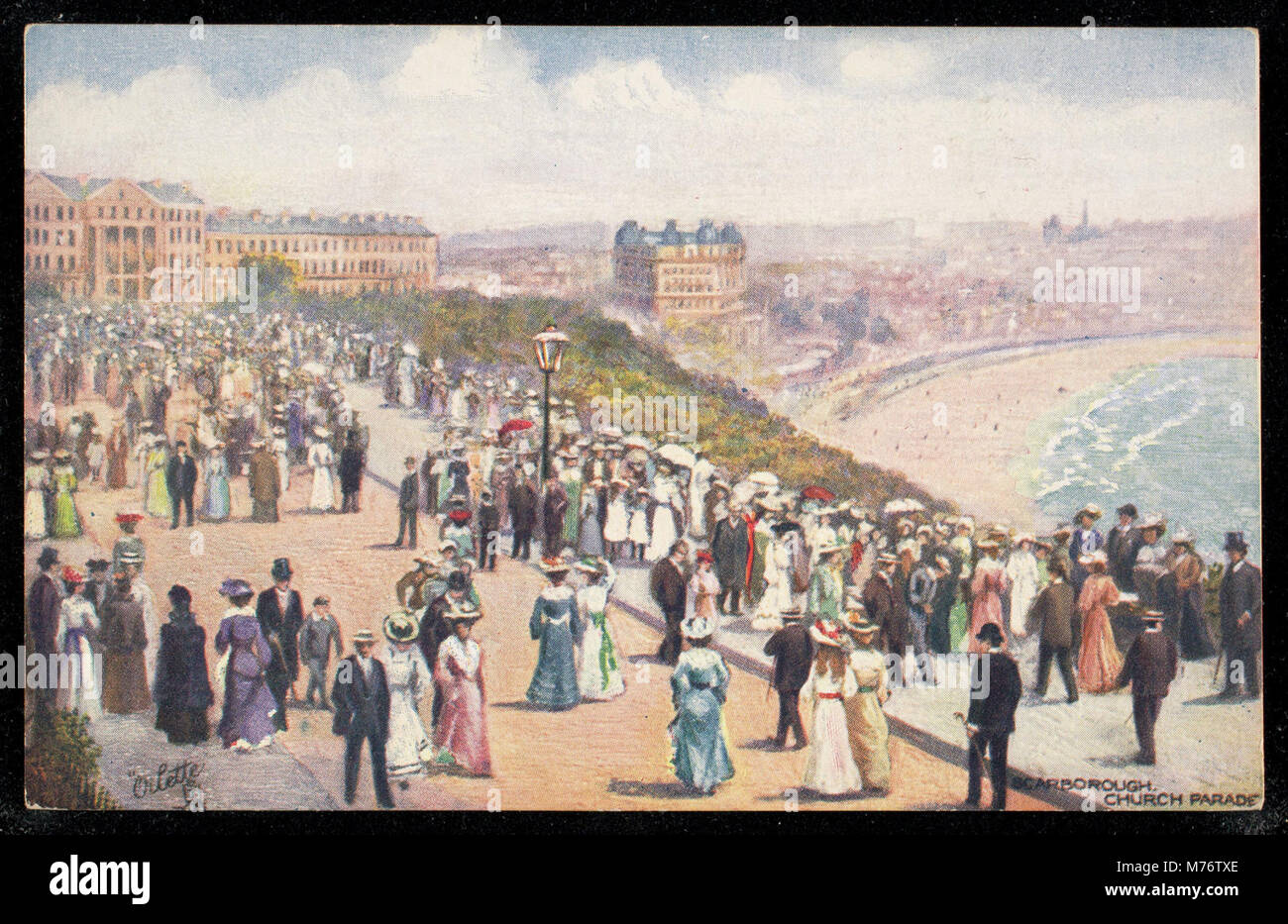 Photograph of a church parade in Scarborough, showcasing the religious ...