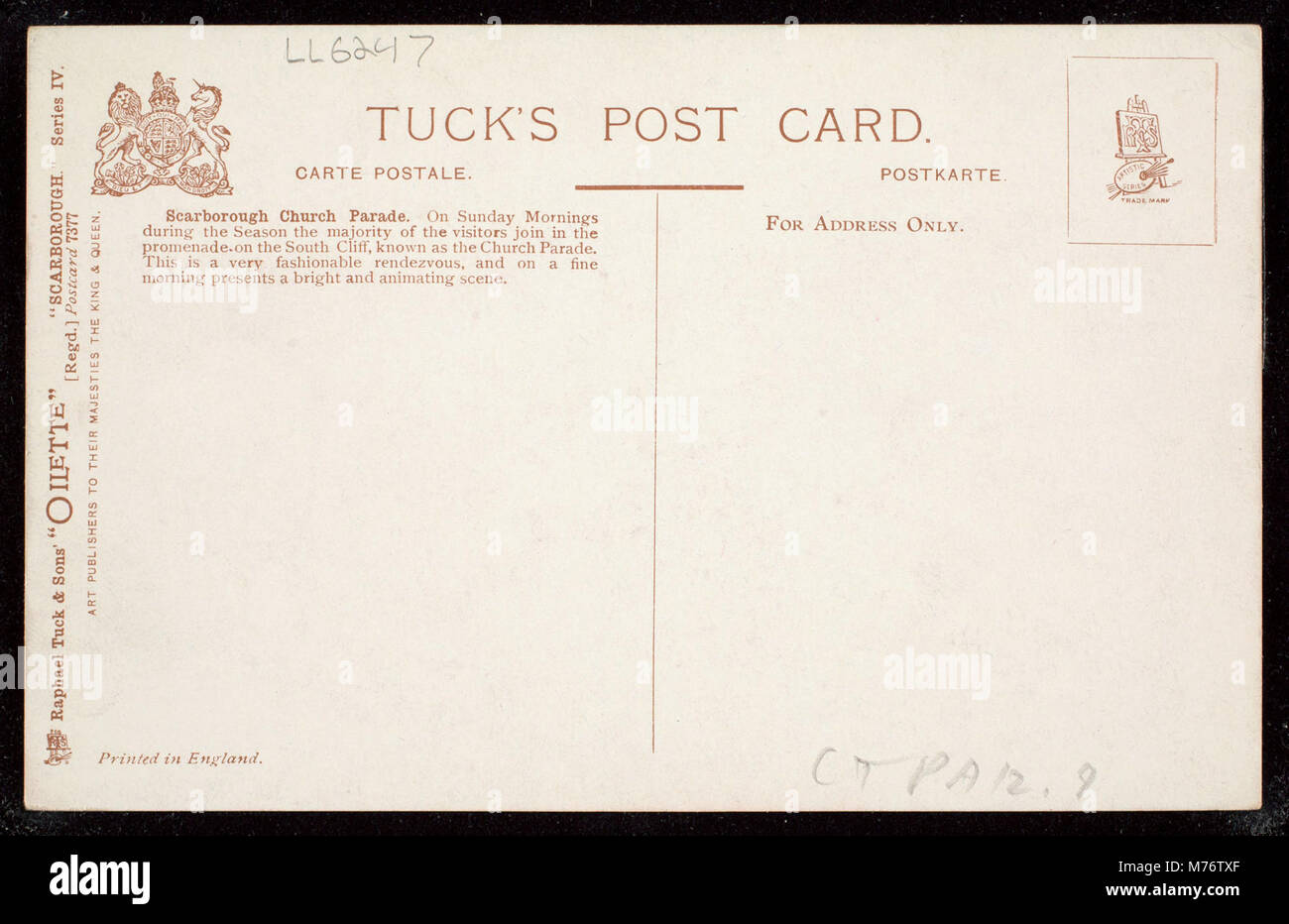 A church parade in Scarborough, depicting a religious procession and ...