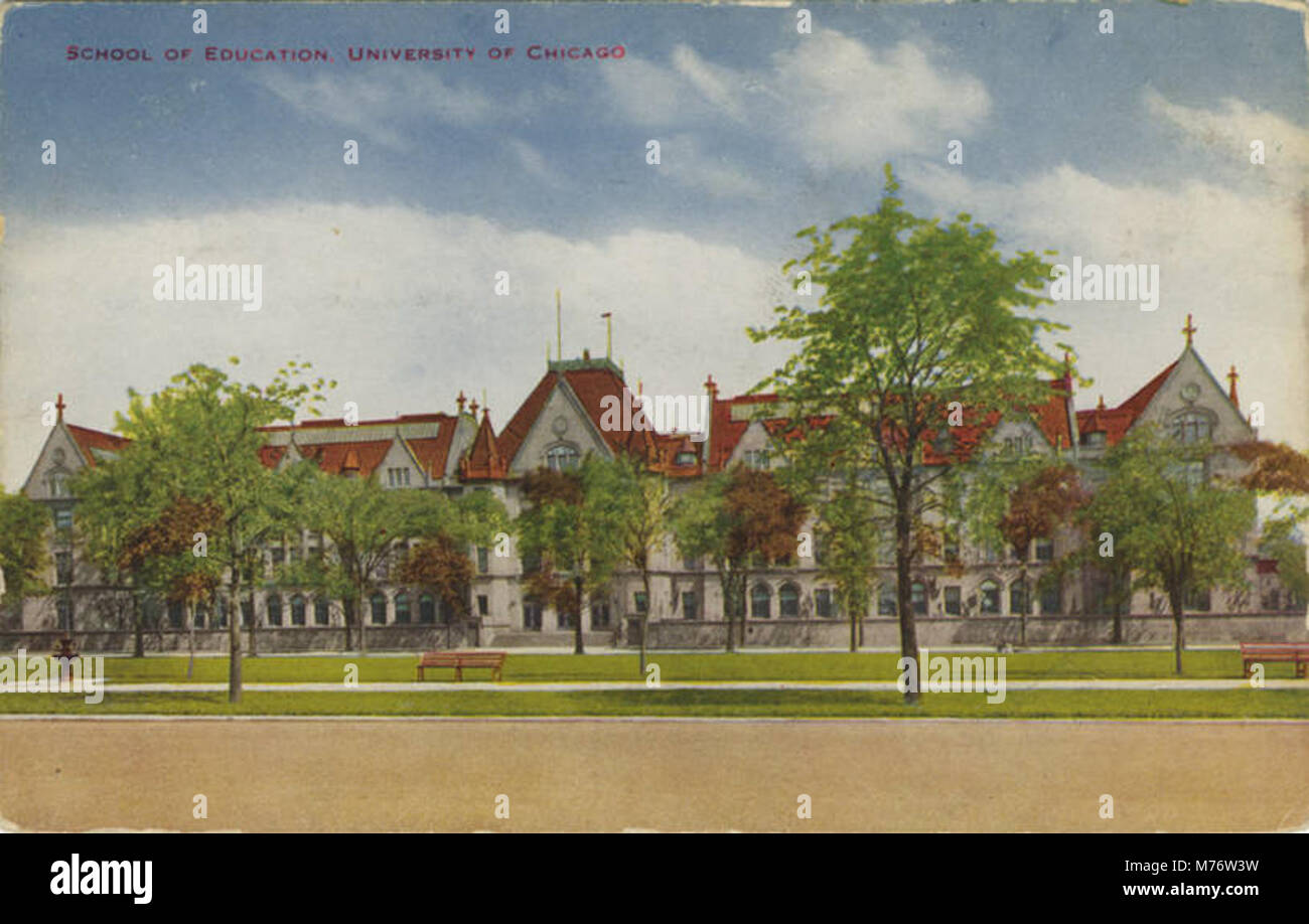 A historical image of the School of Education at the University of ...