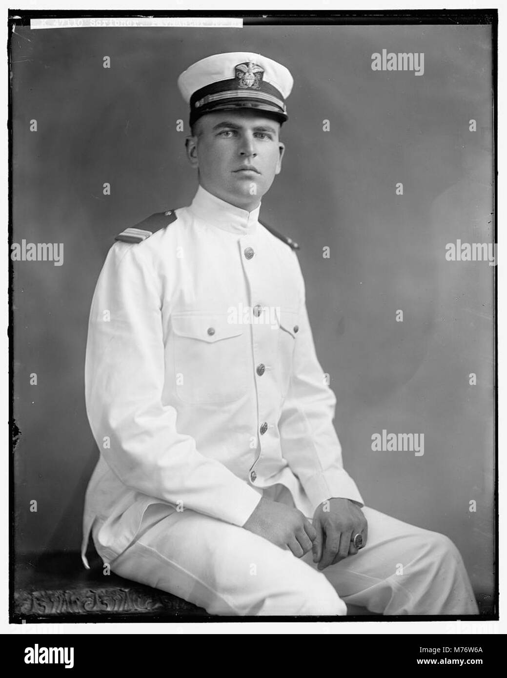 A portrait of R.B. Scribner, a paymaster in the U.S. military. The ...