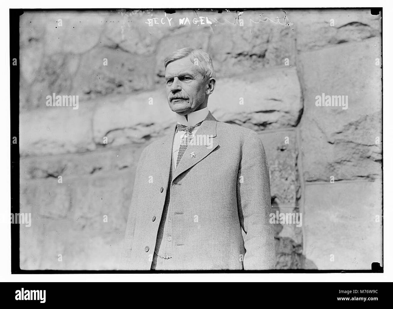 A portrait of Secretary Wagel, likely depicting a formal photograph of ...